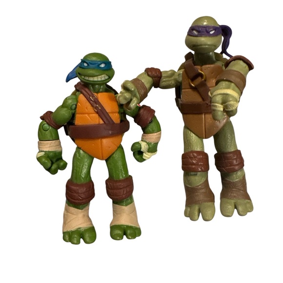 Viacom | Toys | Ninja Turtles Set Of Two Leonardo And Donatello Action ...